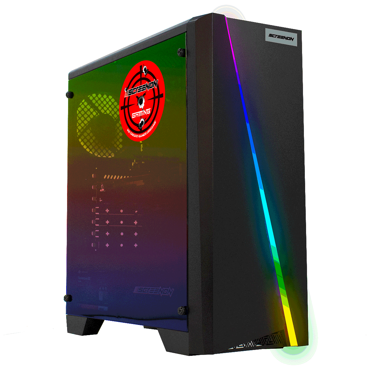 ScreenON - Game Computer / Gaming PC - Ryzen 5 - 1TB M.2 SSD - 16GB RA