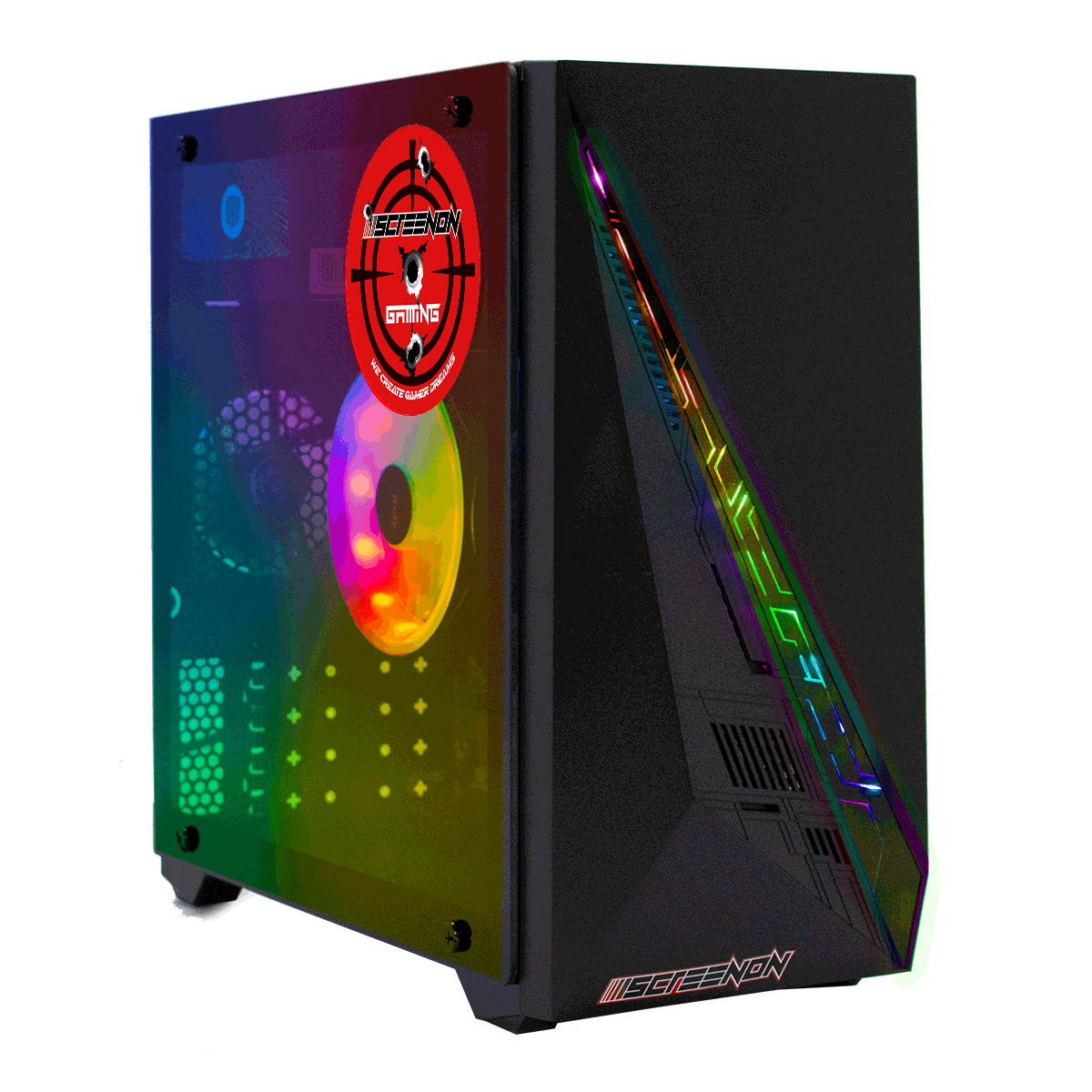 ScreenON - Game Computer / Gaming PC - Ryzen 5 - 1TB M.2 SSD - 16GB RA